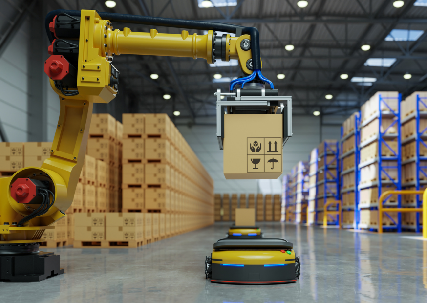 Ứng dụng cánh tay robot vào Logistic và Chuỗi cung ứng