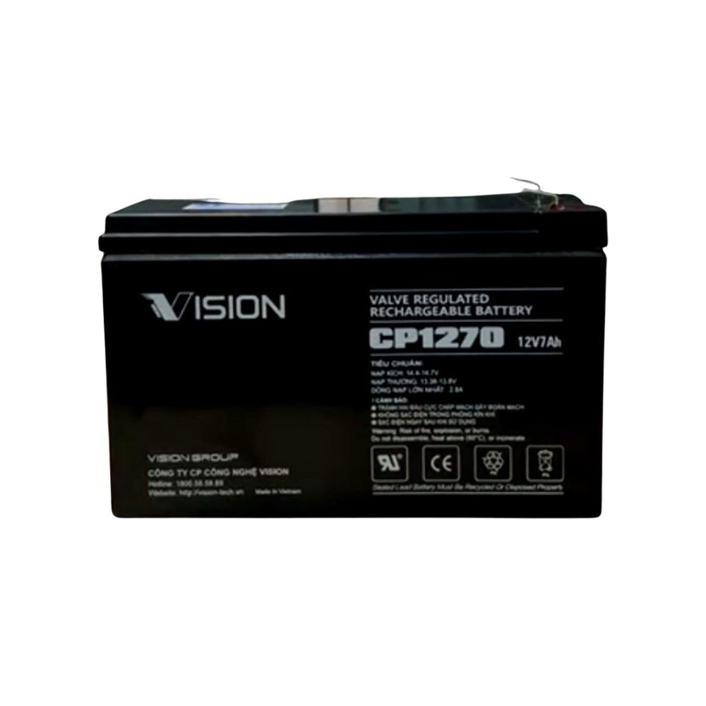 Ắc quy Vision CP1270 12V 7Ah